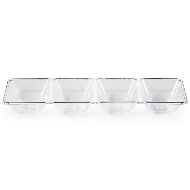 Clear Rectangular Compartment Serving Tray 16-inch: Party at Lewis ...