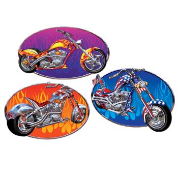 Motorcycle Chopper Cutouts: Party at Lewis Elegant Party Supplies ...