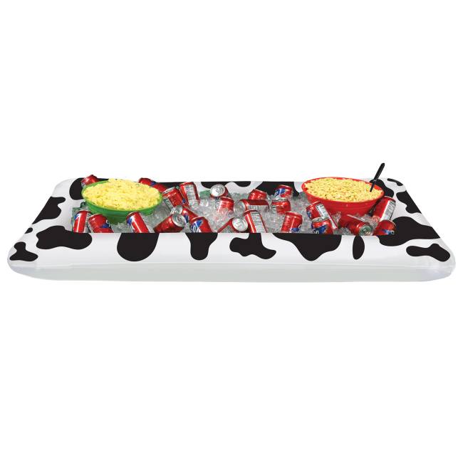 Cow Print Buffet Cooler: Party at Lewis Elegant Party Supplies, Plastic ...