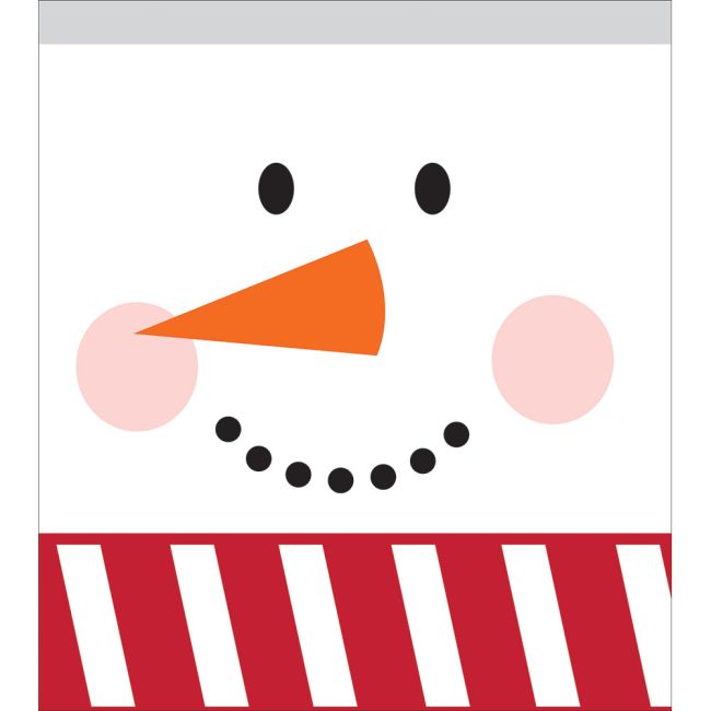 Snowman Zip Lock Sandwich Bags: Party at Lewis Elegant Party Supplies ...