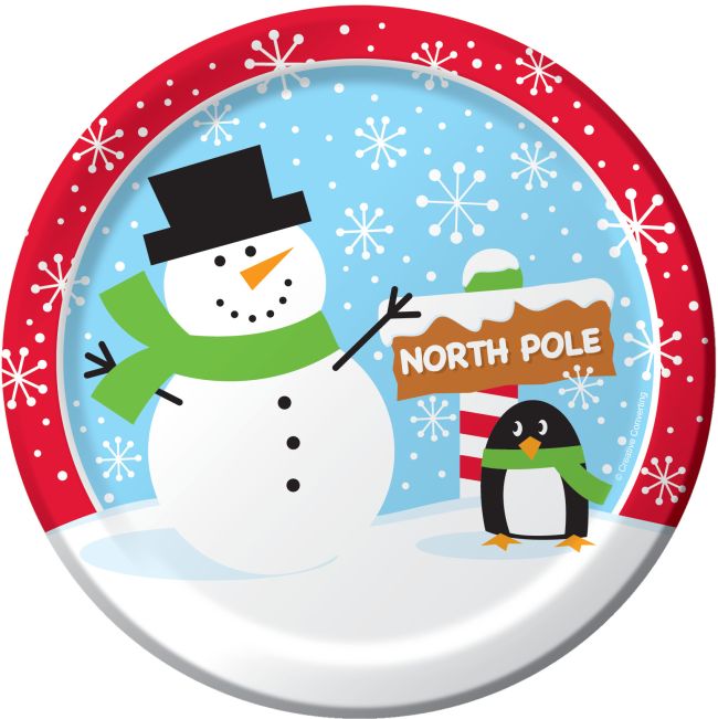 Jolly Characters 7-inch Plates: Party at Lewis Elegant Party Supplies ...