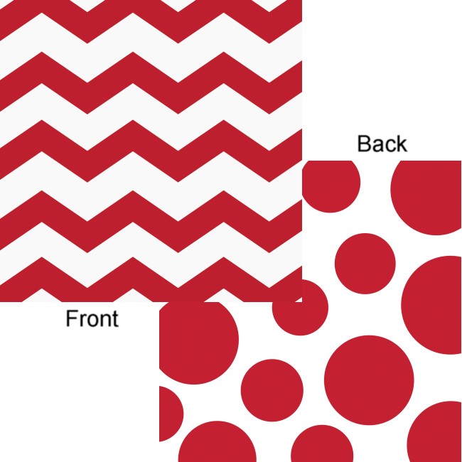 Chevron & Dots Red Lunch Napkins: Party at Lewis Elegant Party Supplies ...