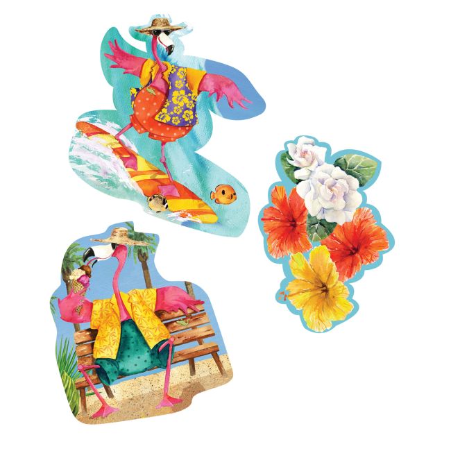 Flamingo Fun Cutouts: Party at Lewis Elegant Party Supplies, Plastic ...