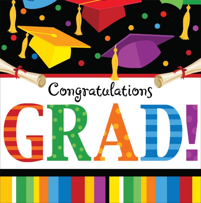 Graduation Fest Lunch Napkins: Party at Lewis Elegant Party Supplies ...