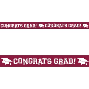 Graduation Crepe Streamer Burgundy: Party at Lewis Elegant Party ...