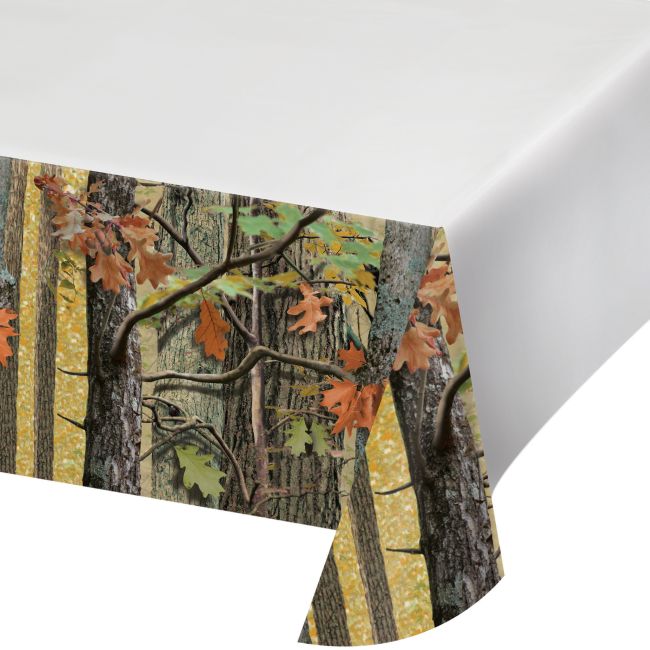 Hunting Camo Plastic Tablecloth: Party at Lewis Elegant Party Supplies ...