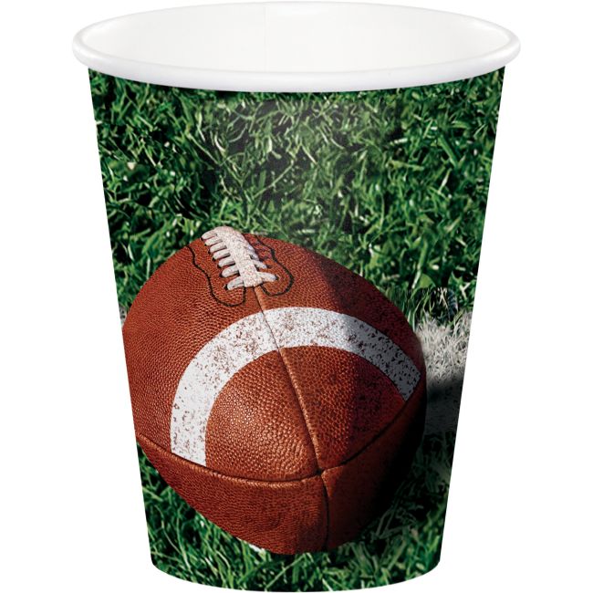 Tail Gate Rush Football 9 oz Hot/Cold Cups: Party at Lewis Elegant ...