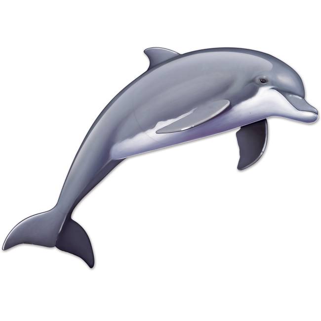 Jointed 5-foot Dolphin Cutout: Party at Lewis Elegant Party Supplies ...