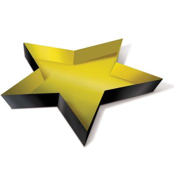 Plastic Gold Star Tray: Party at Lewis Elegant Party Supplies, Plastic ...