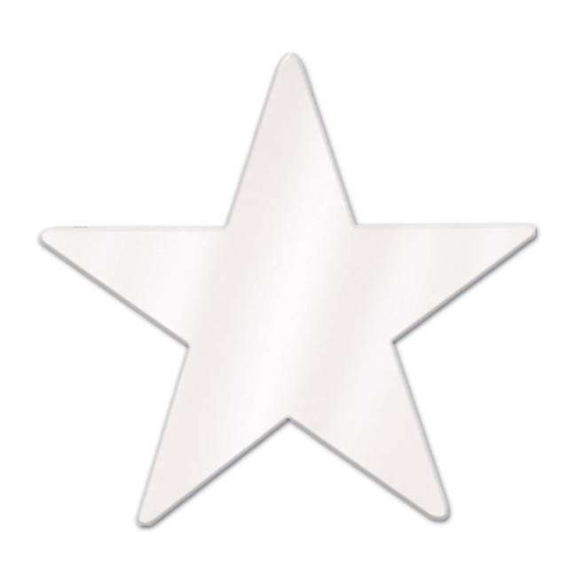 Metalic Star Cutouts White: Party at Lewis Elegant Party Supplies ...