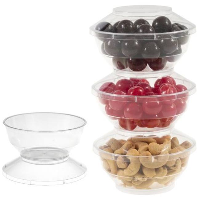 Mini-Ware 6 oz Bowls w/Lids: Party at Lewis Elegant Party Supplies ...