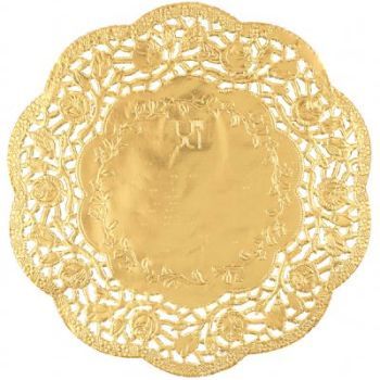Gold Paper Doilies 5.5-inch: Party at Lewis Elegant Party Supplies ...