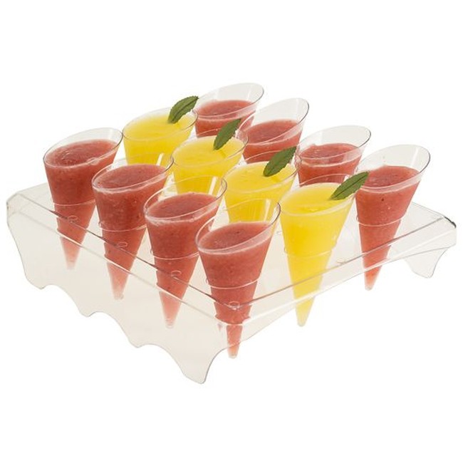 Mini-Ware Angled Mousse Cones with Tray: Party at Lewis Elegant Party ...