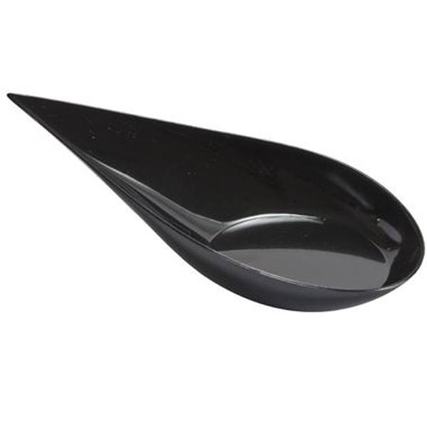 Mini-Ware Leaf Dish Black: Party at Lewis Elegant Party Supplies ...