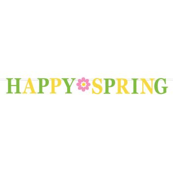 Happy Spring Ribbon Banner: Party at Lewis Elegant Party Supplies ...