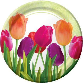 Spring in Bloom 9-inch Plates: Party at Lewis Elegant Party Supplies ...