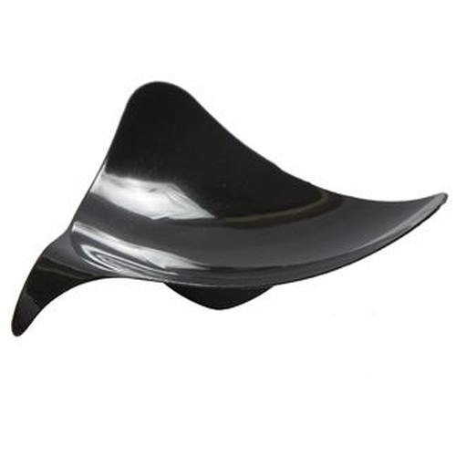 Mini-Ware Triangle Wave Dish Black: Party at Lewis Elegant Party ...