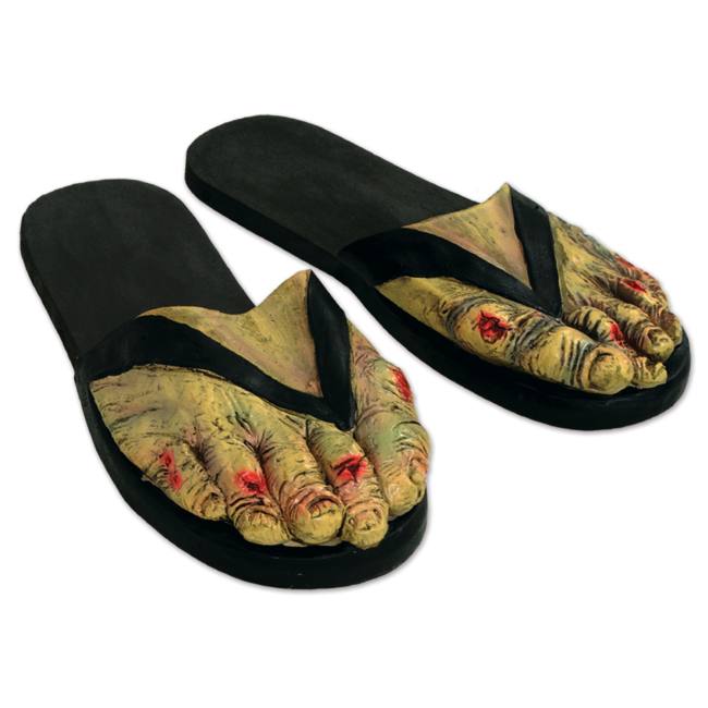 Zombie Feet Slippers: Party at Lewis Elegant Party Supplies, Plastic ...