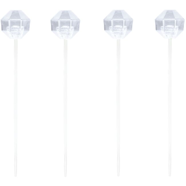 Plastic Diamond Head Picks Clear: Party at Lewis Elegant Party Supplies ...