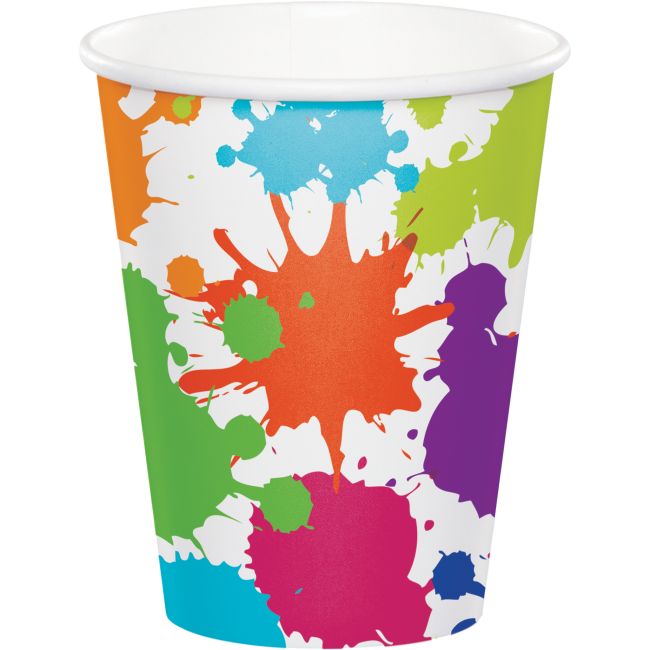 Art Party 9oz Hot/Cold Cups: Party at Lewis Elegant Party Supplies ...