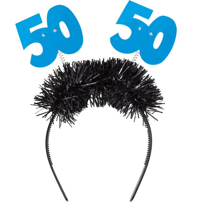 50th Birthday Flashing Headband: Party at Lewis Elegant Party Supplies ...
