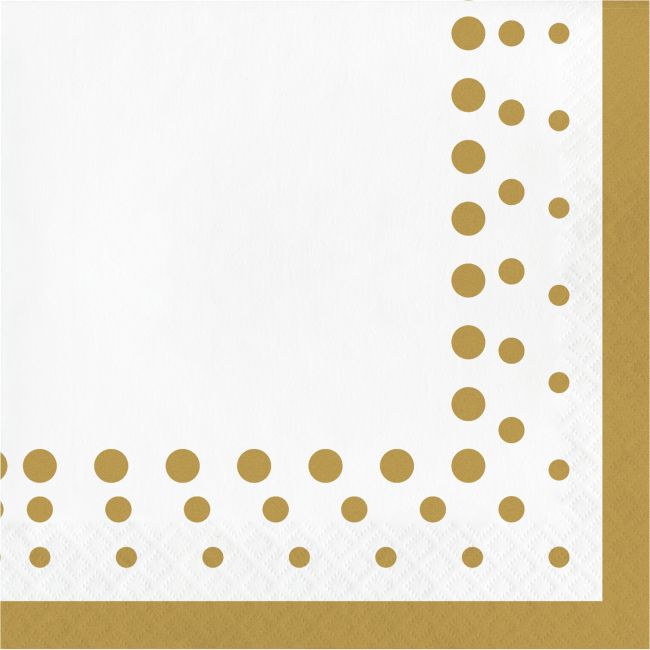 Sparkle and Shine Gold Lunch Napkins: Party at Lewis Elegant Party ...