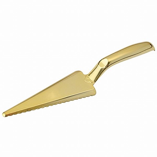 Gold Secrets Plastic Cake or Pie Cutter: Party at Lewis Elegant Party ...