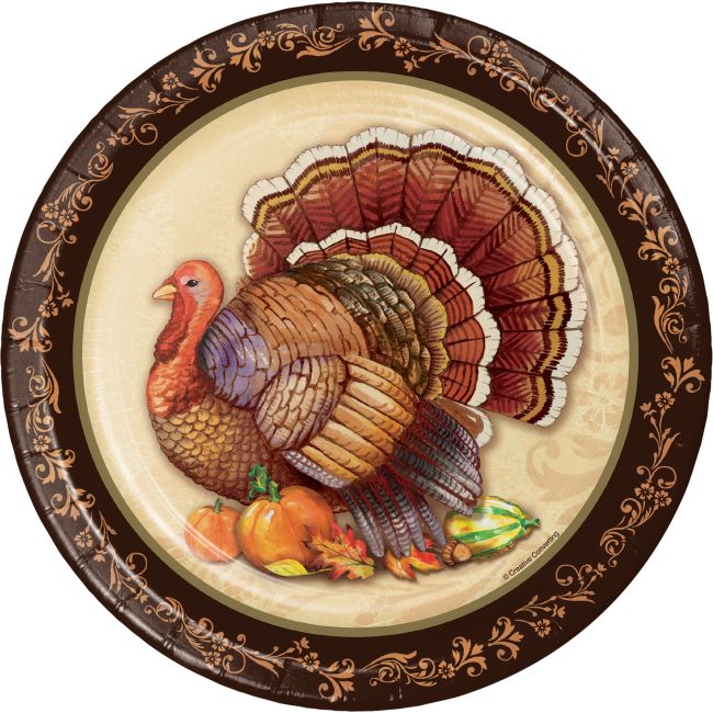 Thanksgiving Splendor 7-inch Plates: Party at Lewis Elegant Party ...