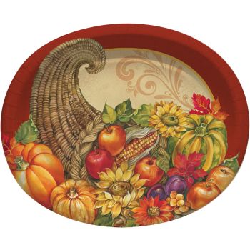 Bountiful Blessings 12-inch Oval Plates: Party at Lewis Elegant Party ...