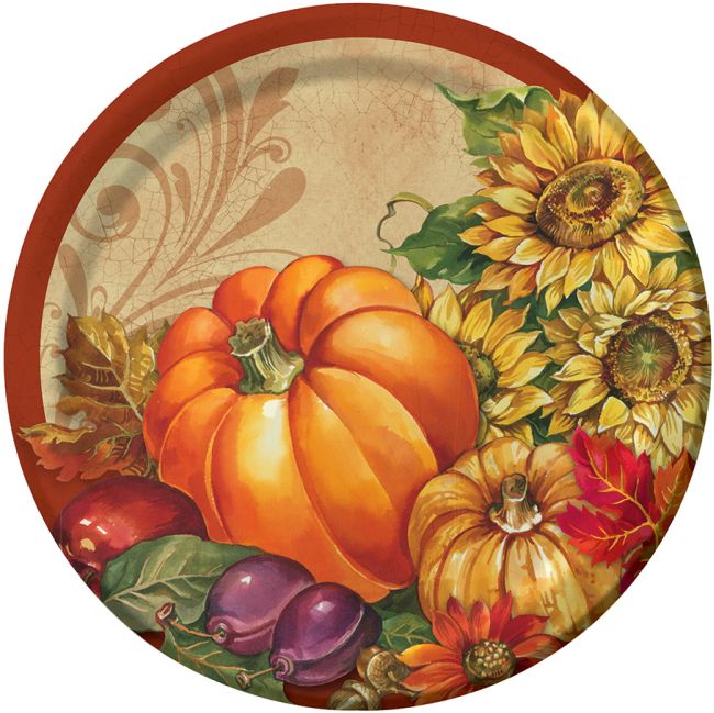 Bountiful Blessings 7-inch Plates: Party at Lewis Elegant Party ...
