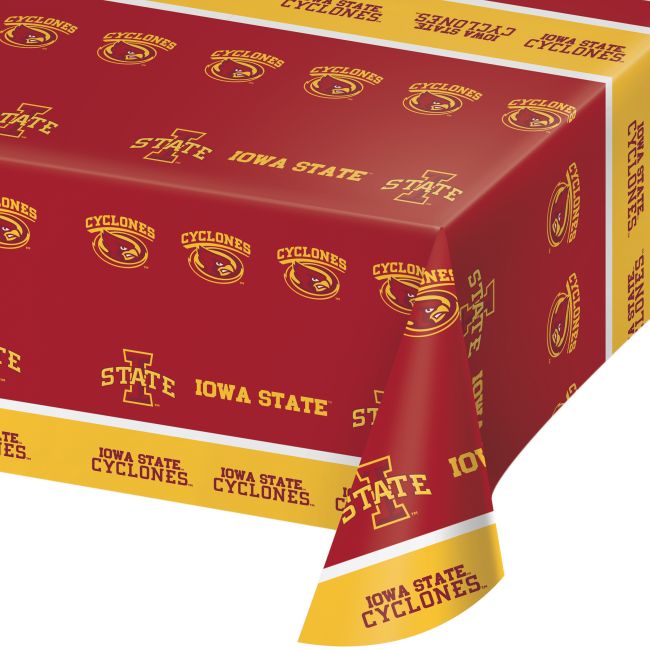 Iowa State Cyclones Plastic Tablecloth: Party at Lewis Elegant Party ...