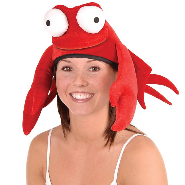 Plush Crab Hat: Party at Lewis Elegant Party Supplies, Plastic ...