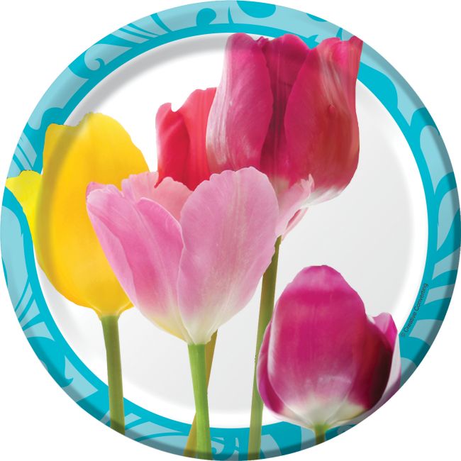 Springtime 7-inch Plates: Party at Lewis Elegant Party Supplies ...