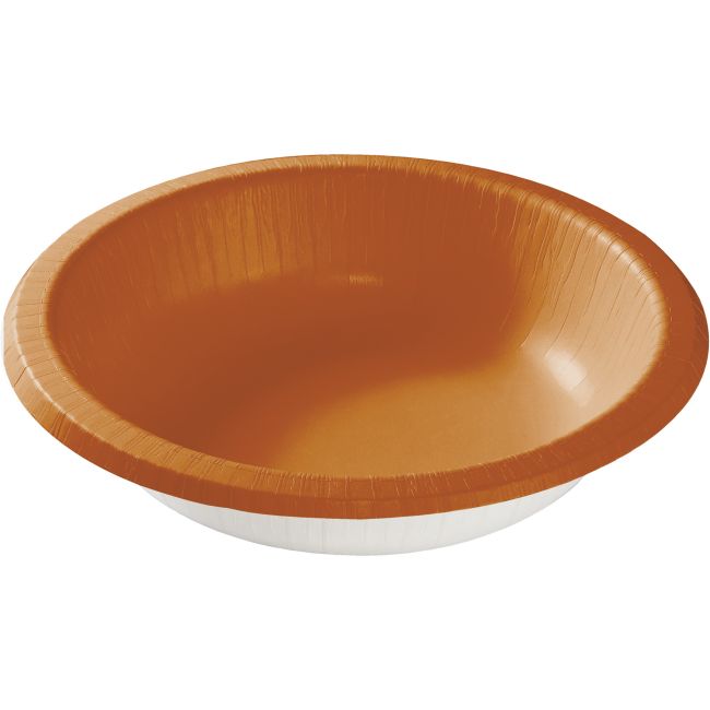 Pumpkin Spice 20 oz Paper Bowls: Party at Lewis Elegant Party Supplies ...