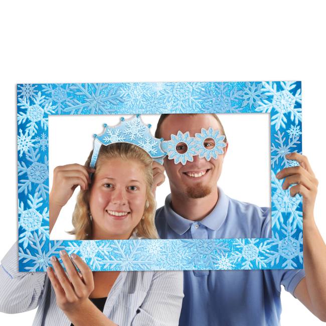 Snowflakes Photo Fun Frame w/Props: Party at Lewis Elegant Party ...