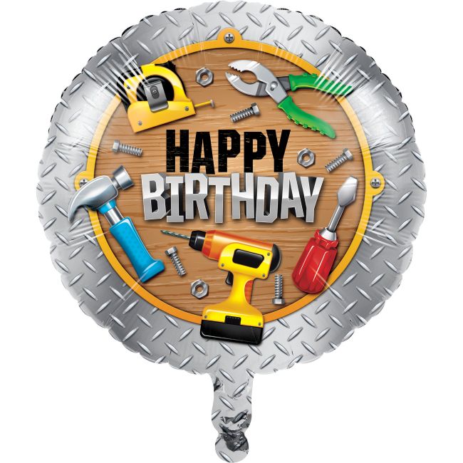 Handyman Happy Birthday Foil Balloon: Party at Lewis Elegant Party ...