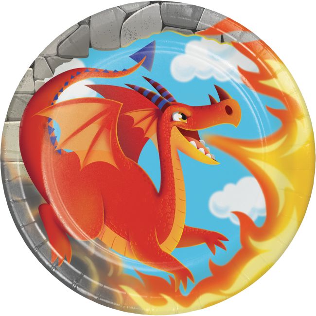 Dragons 7-inch Plates: Party at Lewis Elegant Party Supplies, Plastic ...