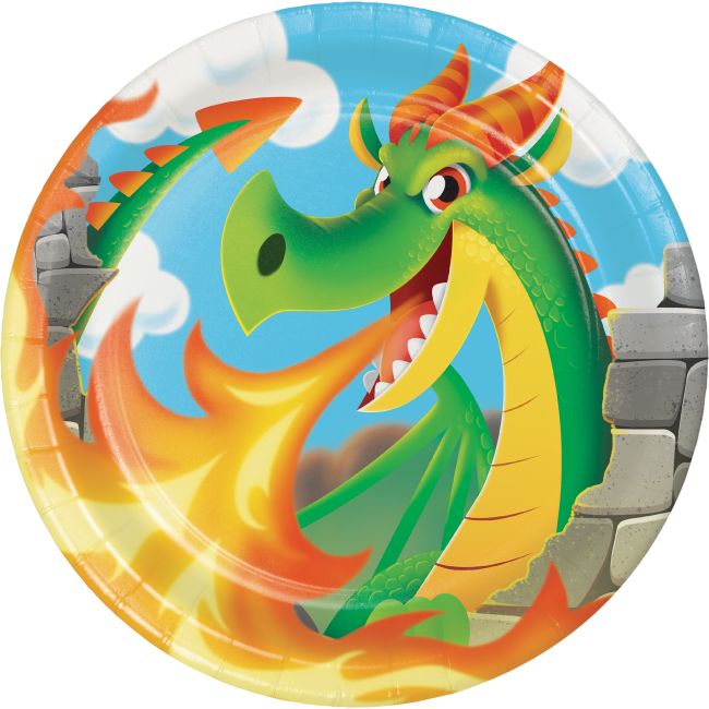 Dragons 9-inch Plates: Party at Lewis Elegant Party Supplies, Plastic ...