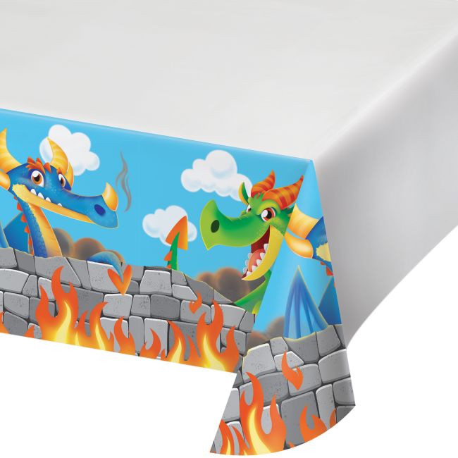 Dragons Plastic Tablecloth: Party at Lewis Elegant Party Supplies ...