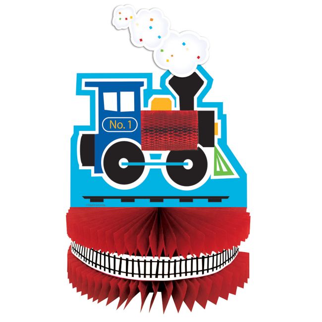 All Aboard the Train Shaped Centerpiece: Party at Lewis Elegant Party ...