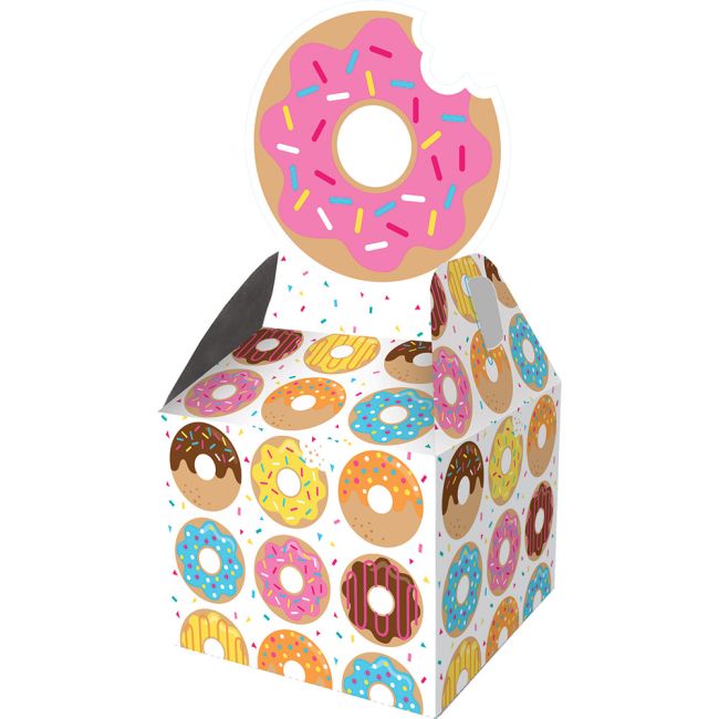 Donut Time Favor Boxes: Party at Lewis Elegant Party Supplies, Plastic ...