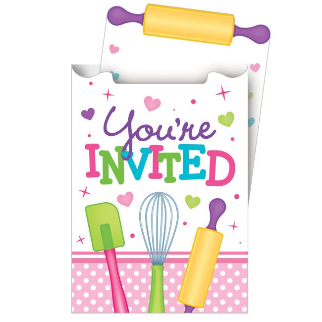 Little Chef Pop-Up Invitations: Party at Lewis Elegant Party Supplies ...
