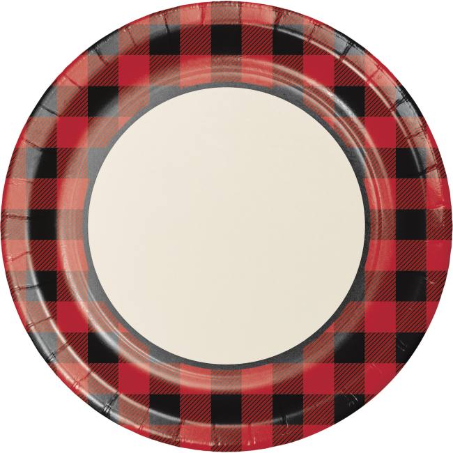 Buffalo Plaid 10.25-inch Plates: Party at Lewis Elegant Party Supplies ...