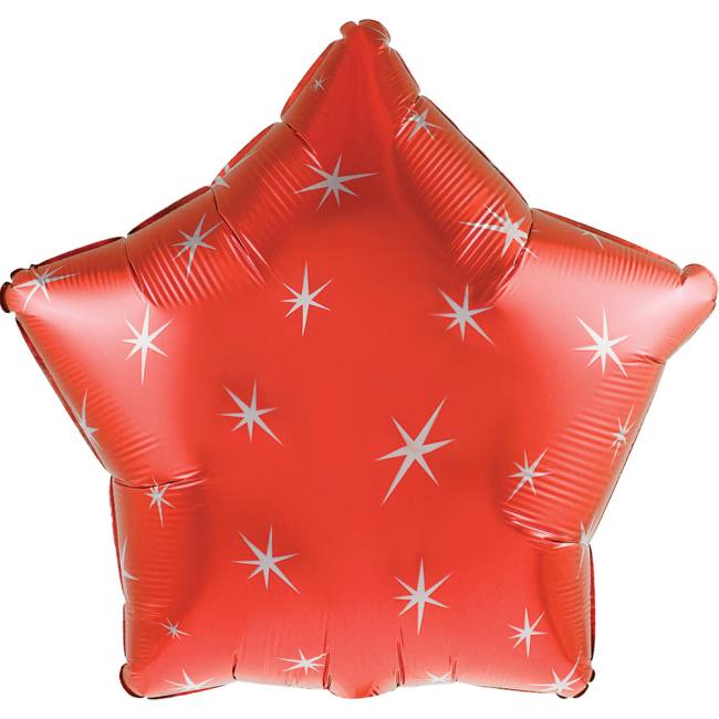Red Sparkle Star 17-inch Foil Balloon: Party at Lewis Elegant Party ...