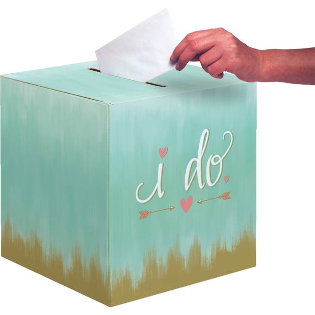 Mint to Be Card Box: Party at Lewis Elegant Party Supplies, Plastic ...