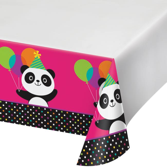 Panda-Monium Plastic Tablecloth: Party at Lewis Elegant Party Supplies ...