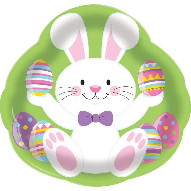 Easter Bunny 14-inch Plastic Tray: Party at Lewis Elegant Party ...