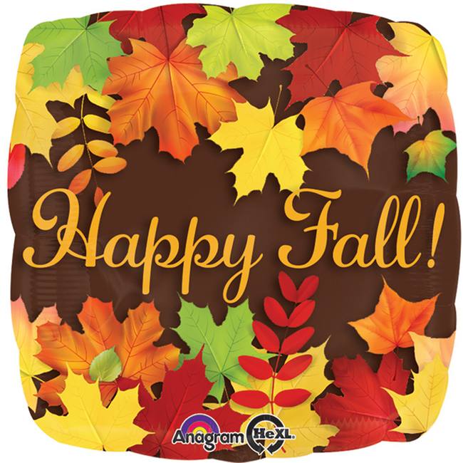 Happy Fall Foil Balloon: Party at Lewis Elegant Party Supplies, Plastic ...