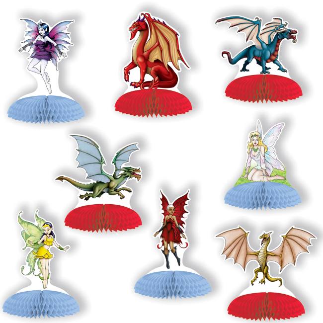 Fantasy Dragons and Fairies Mini Centerpiece Set: Party at Lewis ...