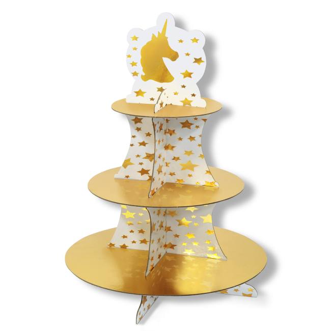 Unicorn Cupcake Stand: Party at Lewis Elegant Party Supplies, Plastic ...